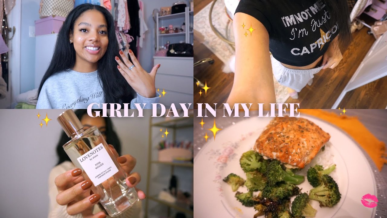 girly day in my life ♡ ariana love notes perfume review #girlyvlogs ...