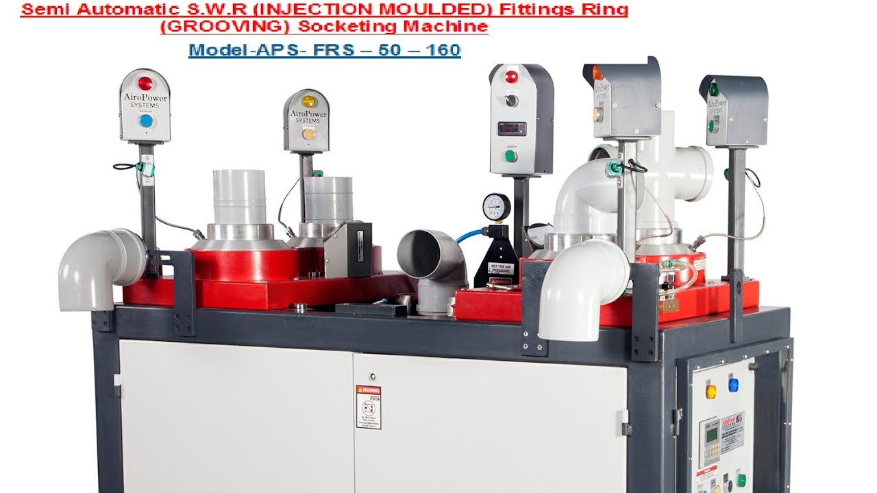 Groove forming machine for Moulded Fittings | by Airopower Systems ...