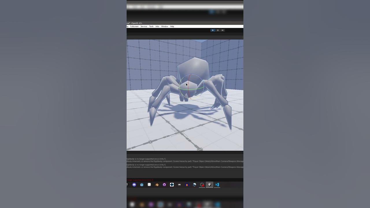 Yeah, the spider is coming along great. Why you ask? #shorts #devlog #unity - YouTube