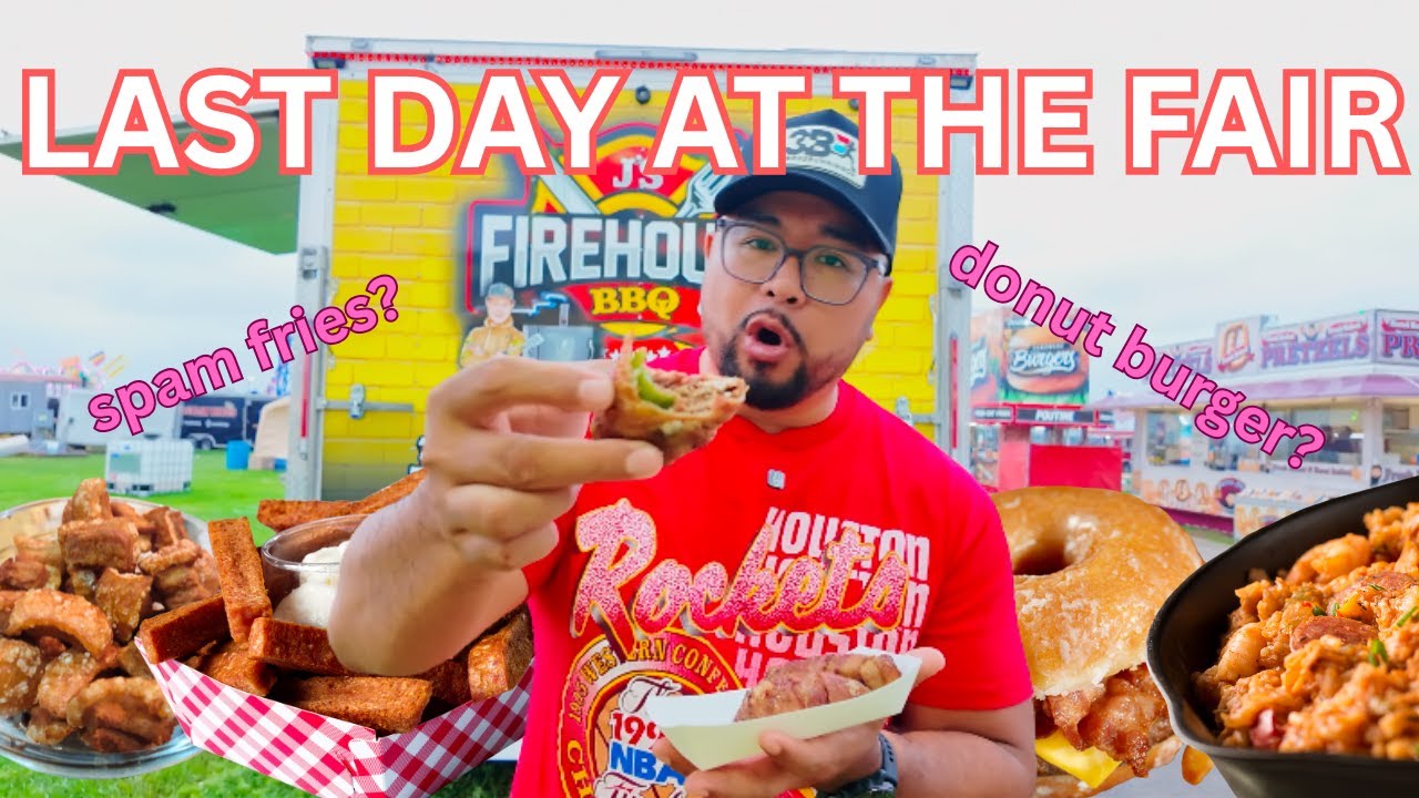 South Texas State fair foods LAST DAY - Wagyu Burgers, Donut Burgers ...