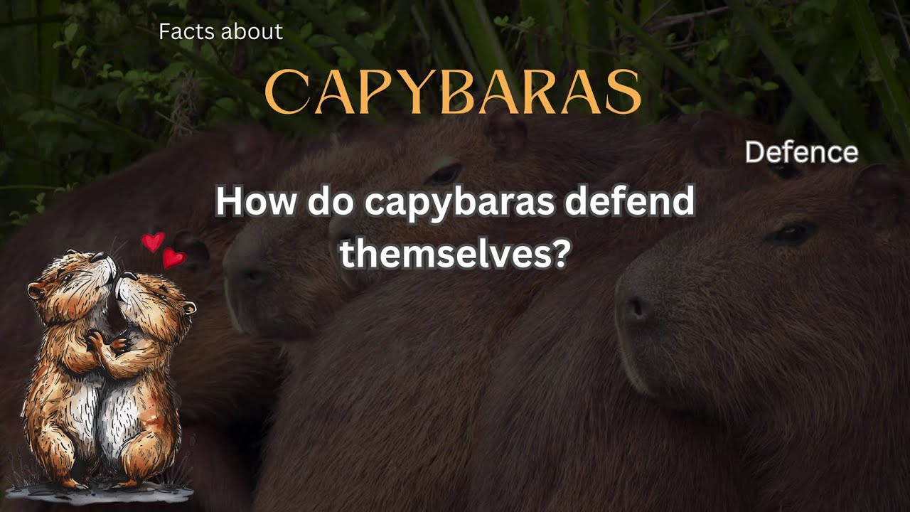 Capybara Fact 21 - How do capybaras defend themselves? - YouTube