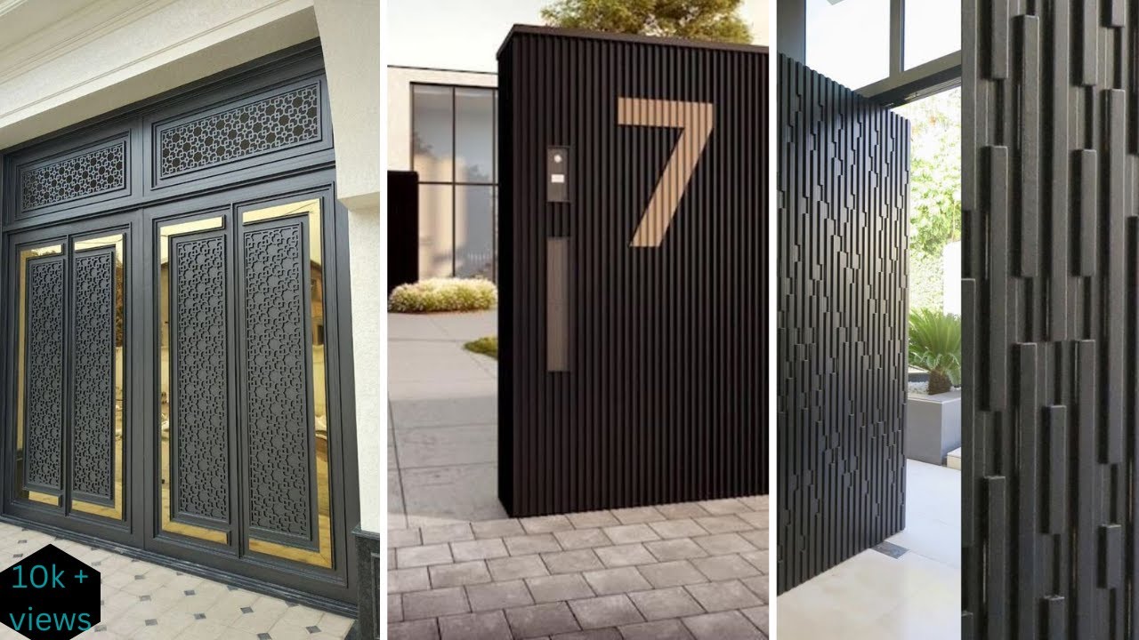 Modern Main Gate Design Ideas for House 2023 | Latest Iron Gate | Steel ...