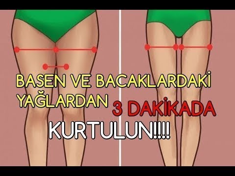 BASEN VE BACAKLARI İNCELTEN 3 DAKİKALIK MUCİZE EGZERSİZLER