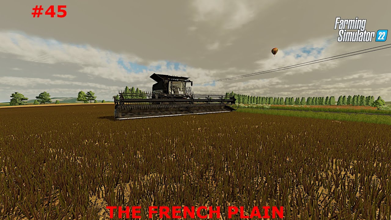 Harvesting A Big Canola Field // Farming Simulator 22 // The French ...
