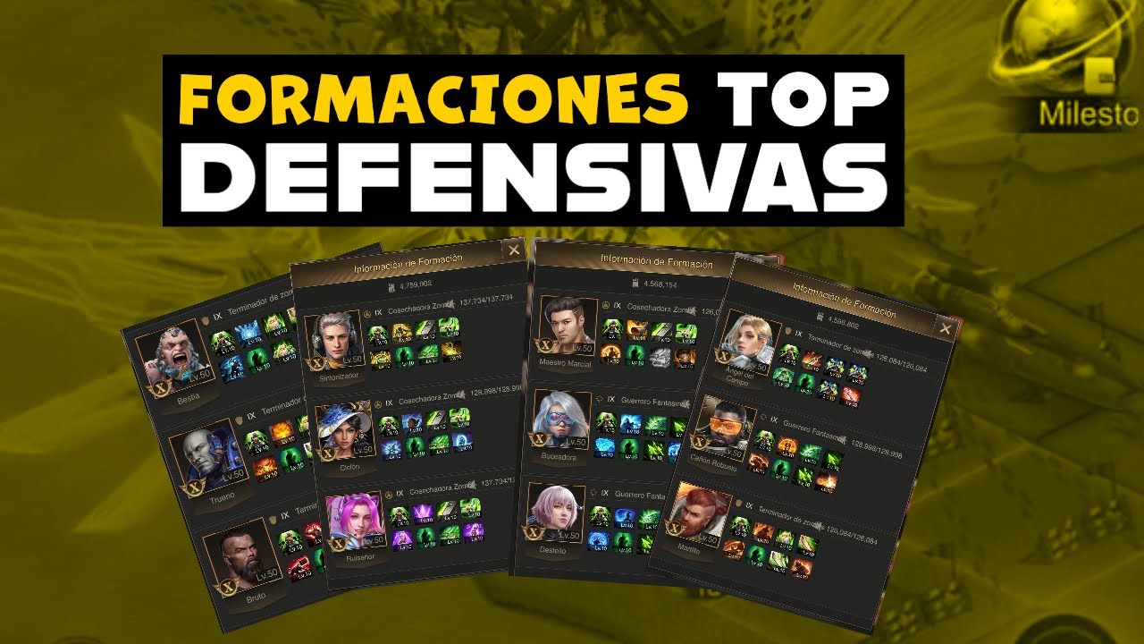 Formaciones TOP Defensivas - Last Shelter Survival - YouTube