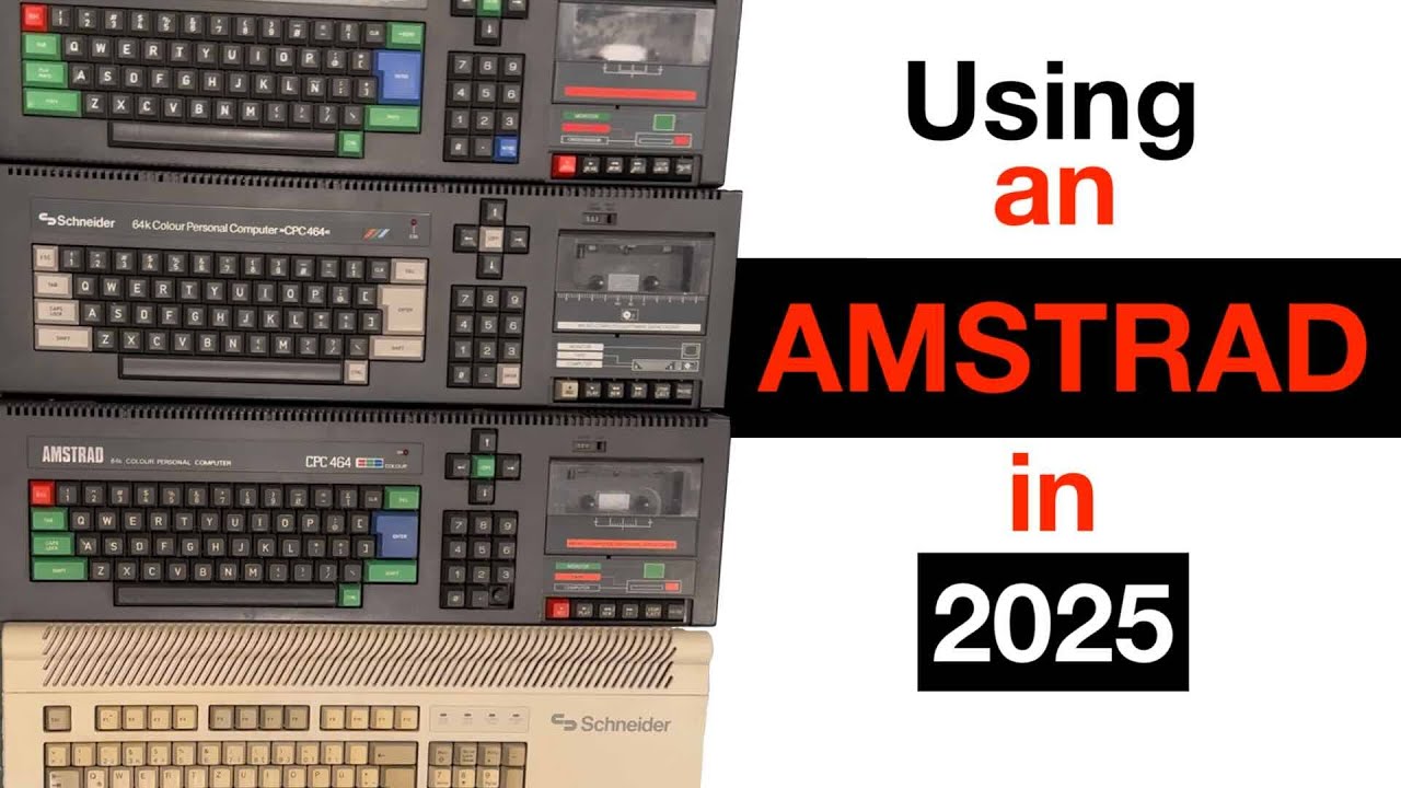 Amstrad CPC464 Vintage Computer: Disk, Video, and Power Solutions - YouTube