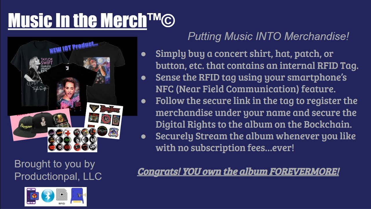 Music In the Merch Pitch Deck 2024 - YouTube
