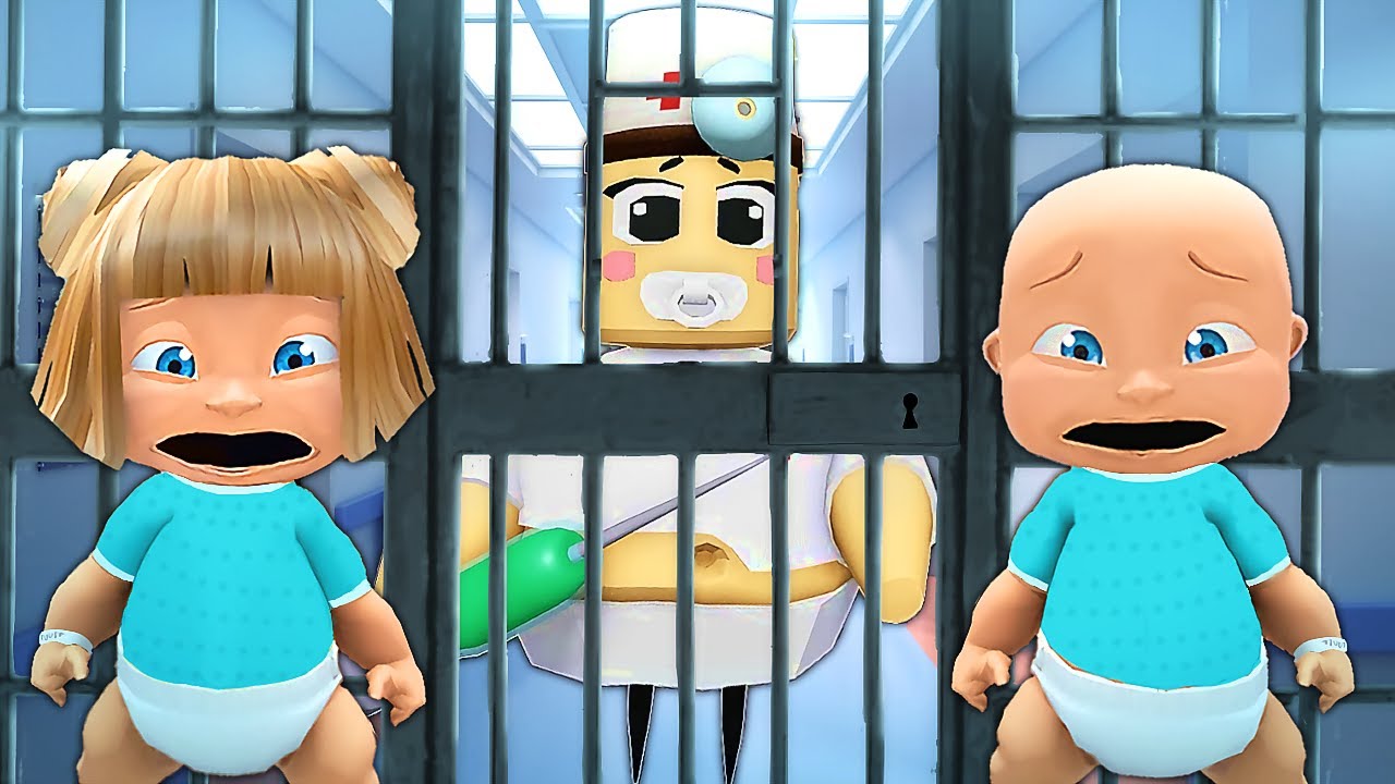 Baby & Girlfriend Trapped in Baby Prison Hospital - YouTube