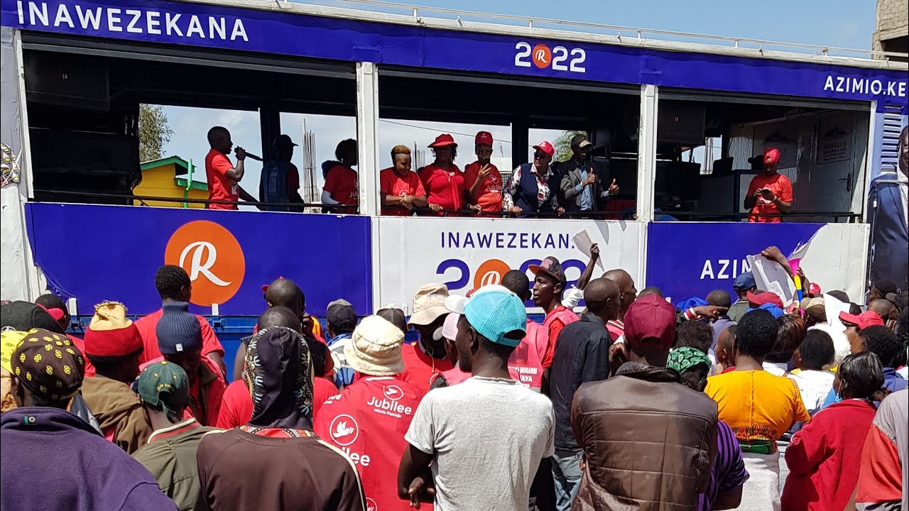 gachathi wa thuo live performance at azimio campaign in othaya - YouTube