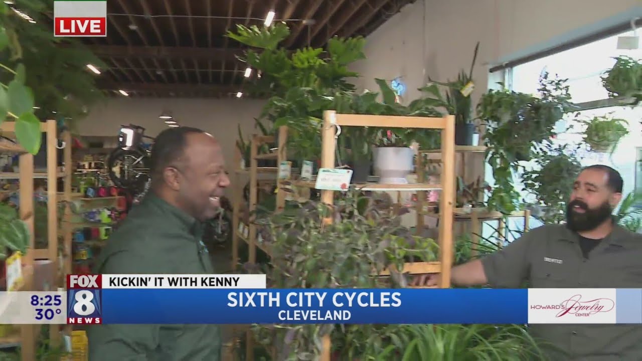 Why Sixth City Cycles is also in the business of selling tropical plants - YouTube