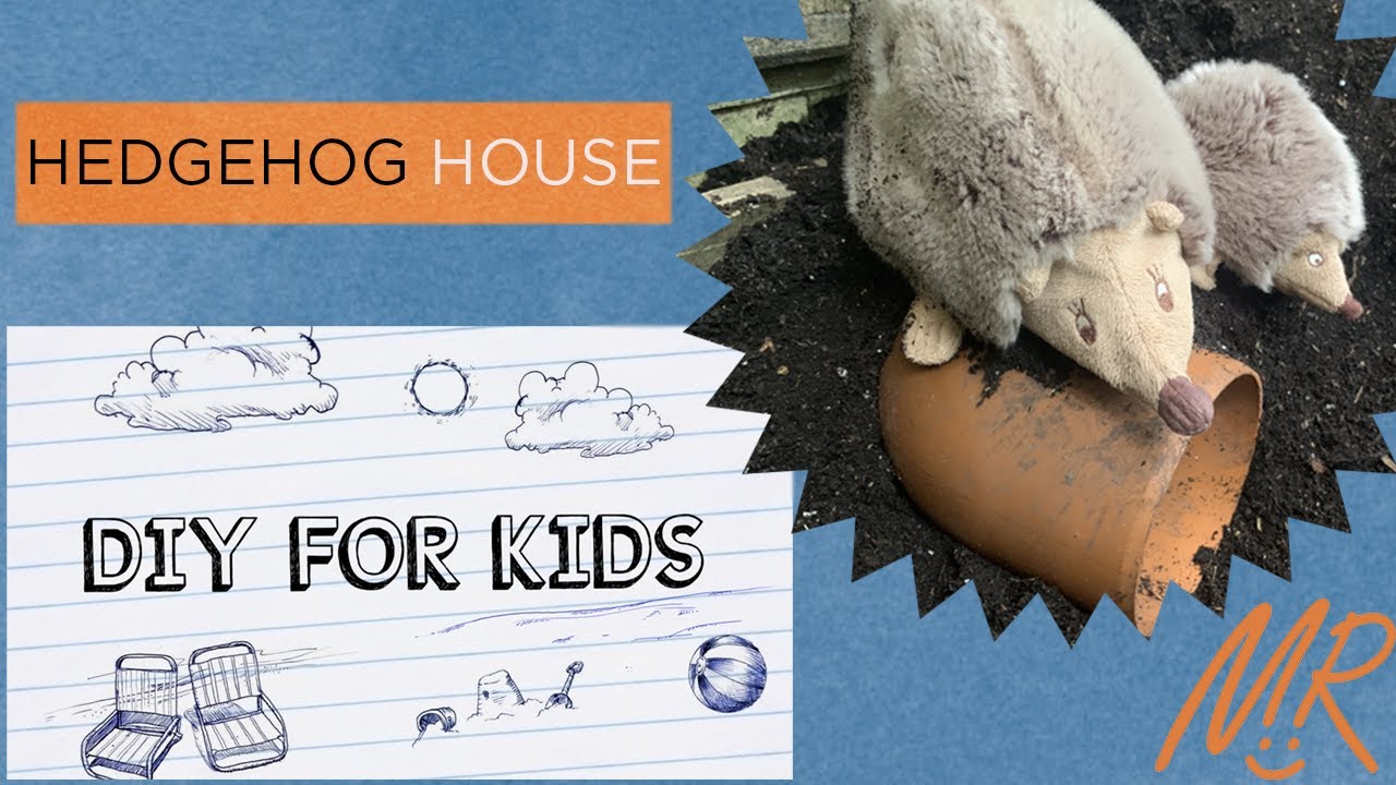 Super easy to make Hedgehog House | DIY for KIDS | with Martin Roberts ...