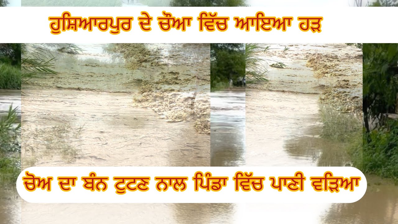 Pind Kukran Distt Hoshiarpur Vich Chow da ban tutea - YouTube