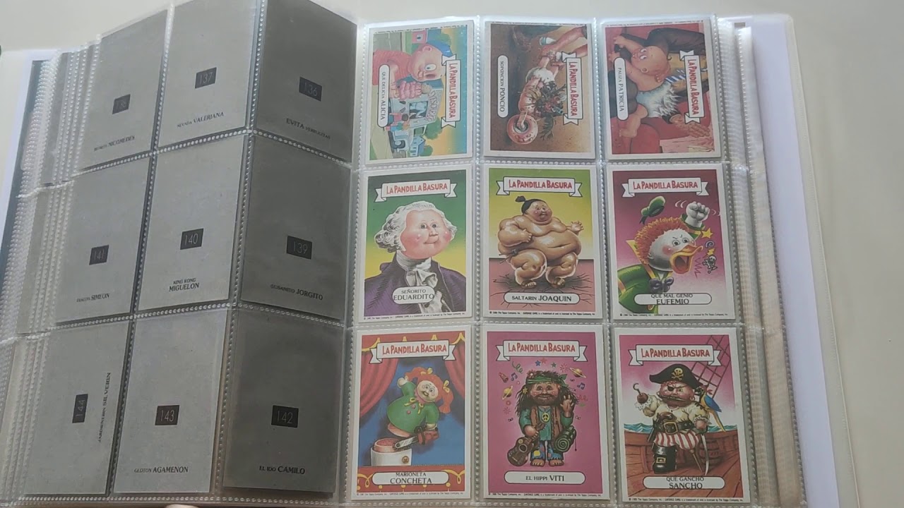 La Pandilla Basura serie 2 set completo. Garbage Pail Kids - YouTube