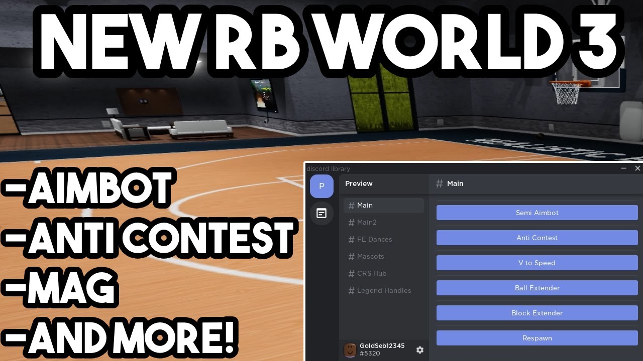 NEW RB World 3 Script GUI (Aimbot, Anti Contest, Ball Mag, AND MORE ...