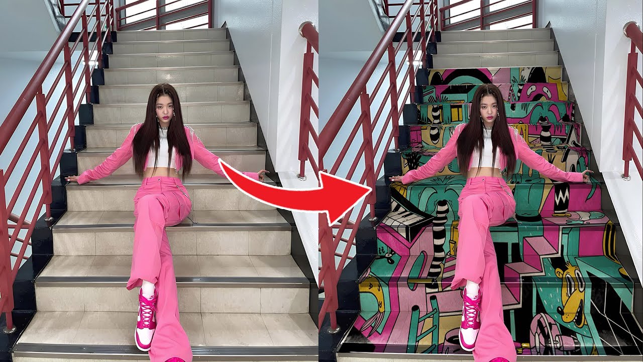Staircase Texture Techniques Adobe Photoshop Tutorial - YouTube
