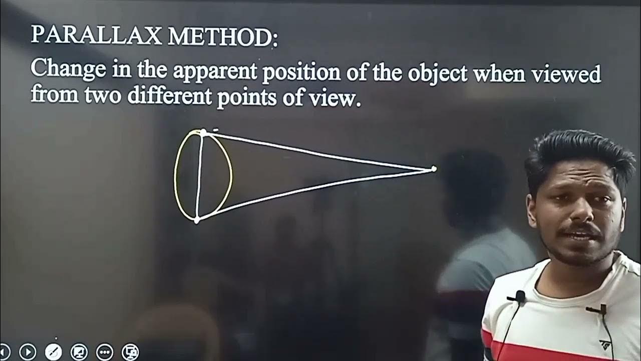 22 Parallax method, units and measurements 11th cbse and state board in tamil - YouTube
