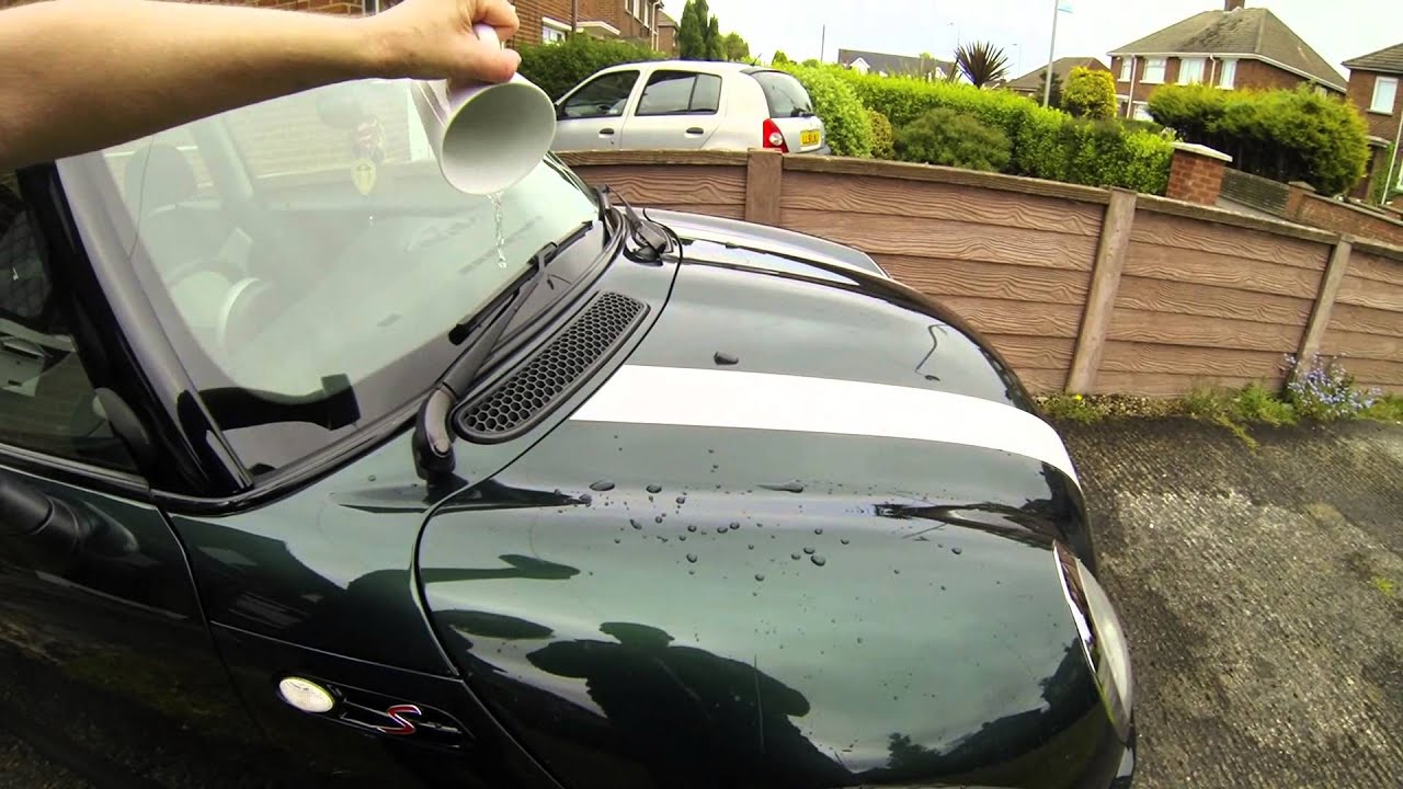 Mini Cooper s Before and After Waxing - YouTube