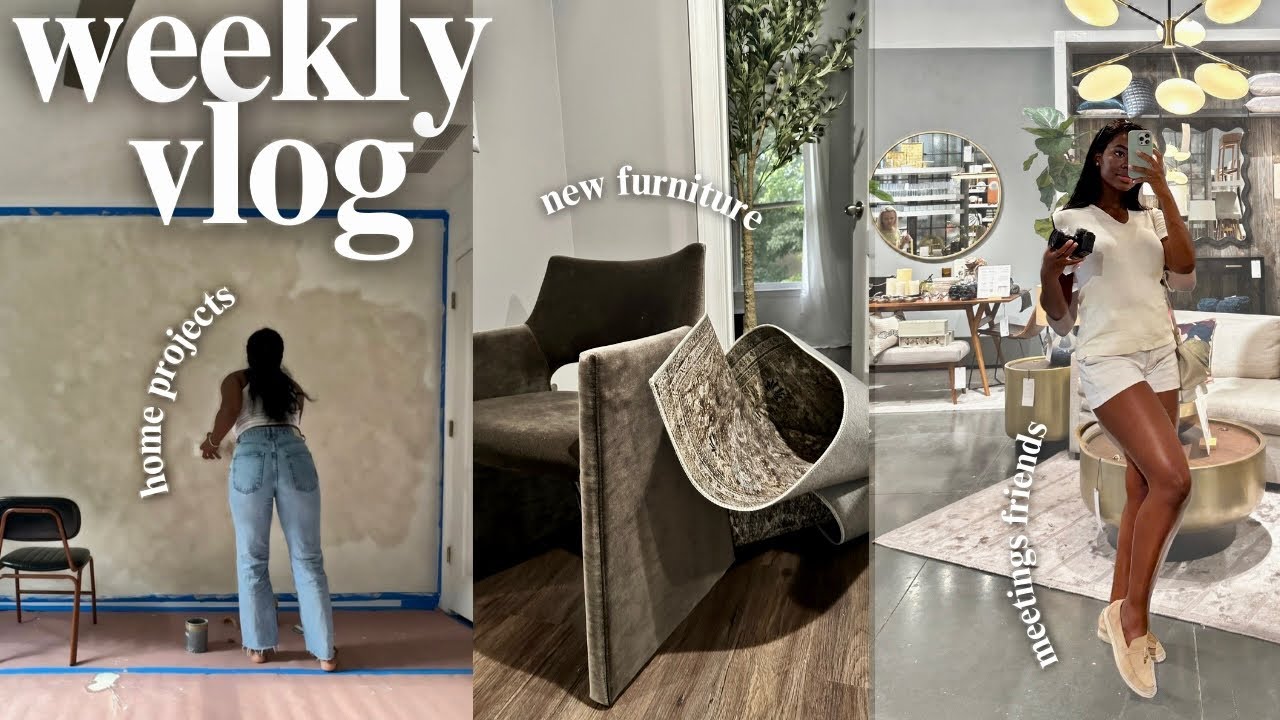WEEKLY VLOG | limewash fail, new decor & brunch with friends | Octavia ...