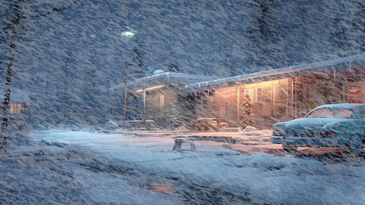 Fall Asleep to Snow Storm Sounds for Sleeping┇Snowstorm & Howling Winds ...