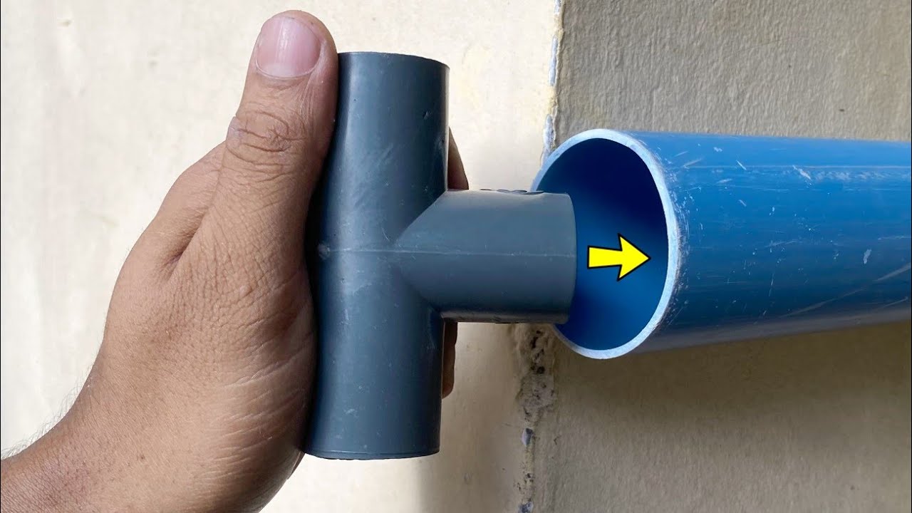 In Less Than 5 Minutes! Here's How to Connect a Three-Sided Pipe to a ...