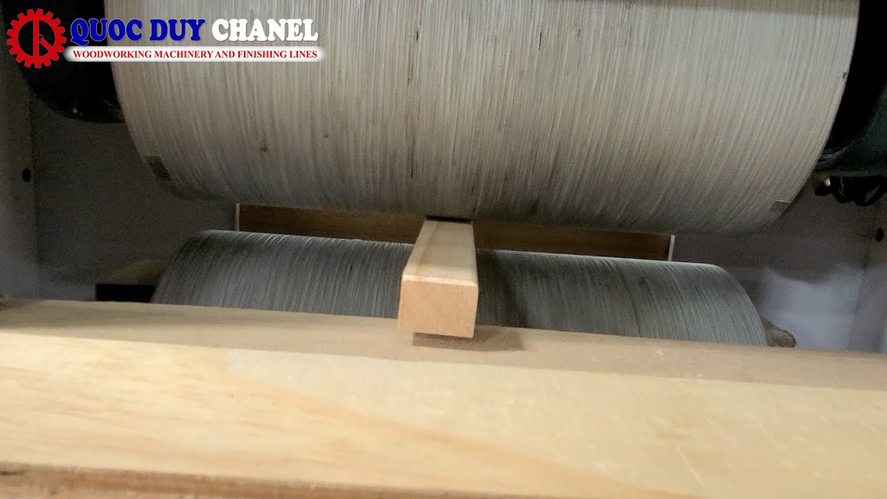 WOOD GRAIN EMBOSSING MACHINE / WOOD GRAIN EMBOSSER - YouTube
