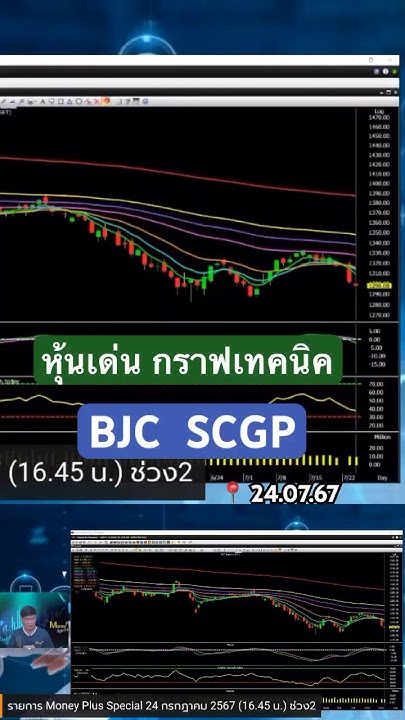 หุ้นเด่น กราฟเทคนิค BJC SCGP (24.07.67) #stocks #หุ้น #shorts #moneyplusspecial # ...