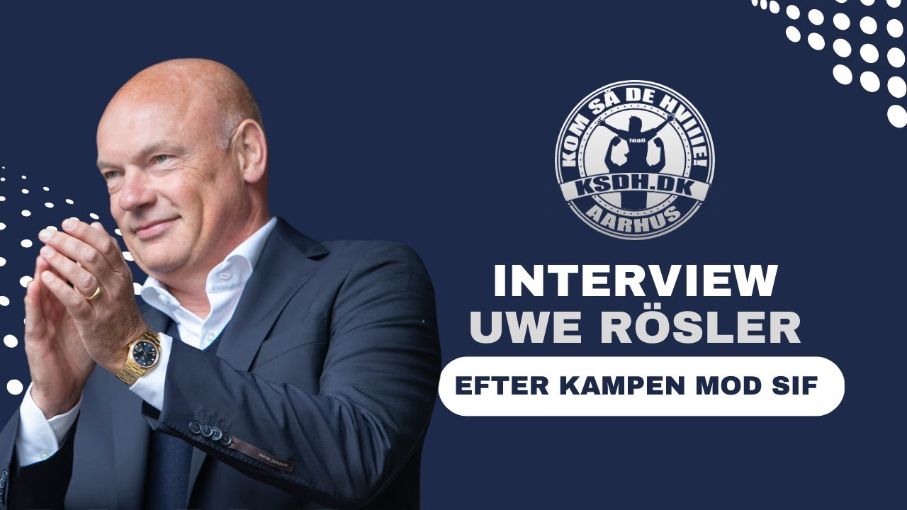 Uwe Rösler: Det var ikke en kamp for feinschmeckere - YouTube