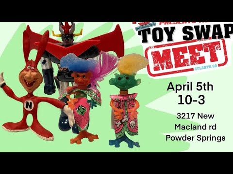 LIVE from Retro Toy Swap Powder Springs GA! Vintage Toys & More! - YouTube