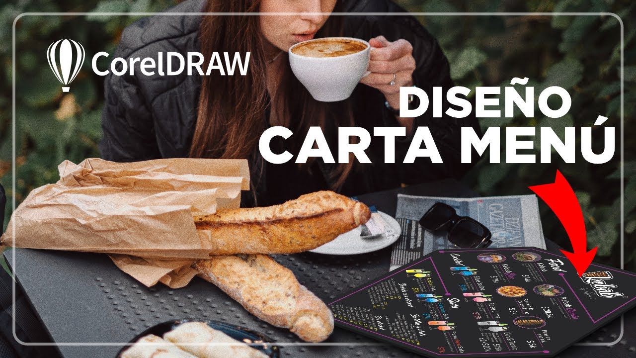 CURSO de DISEÑO de CARTA MENÚ para RESTAURANTE BAR en CorelDRAW 2023 ...