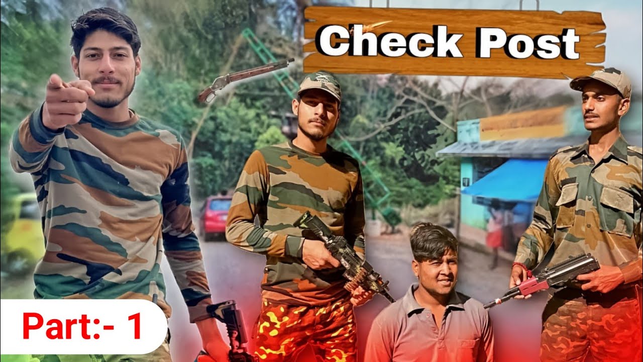 ARMY CHECK POST 🥺🥺 Part:- 1 🥰🥺 Army Comedy Video Vikash Funny 01 - YouTube