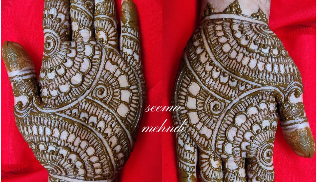 Very Very Easy Hatheli Mehndi Design।। हथेली की मेहंदी।।New Mehndi ...