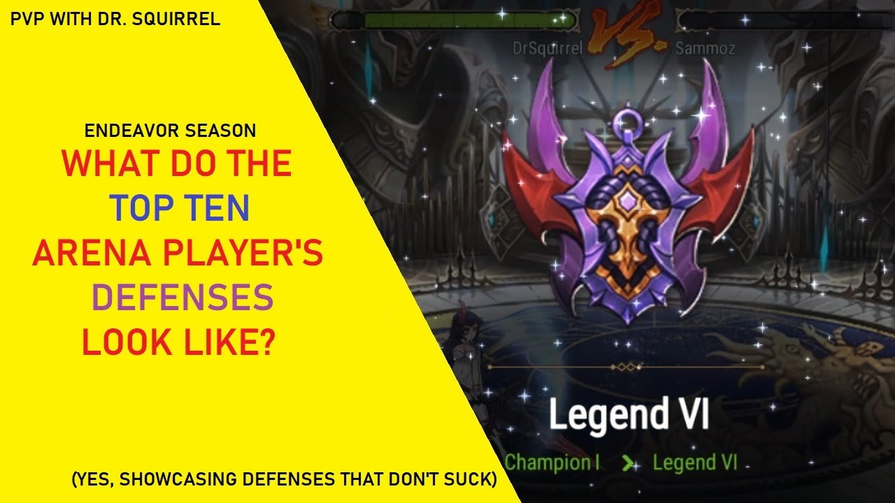 What Do The TOP TEN Arena Player's Defenses Look Like?? [ Epic Seven ...
