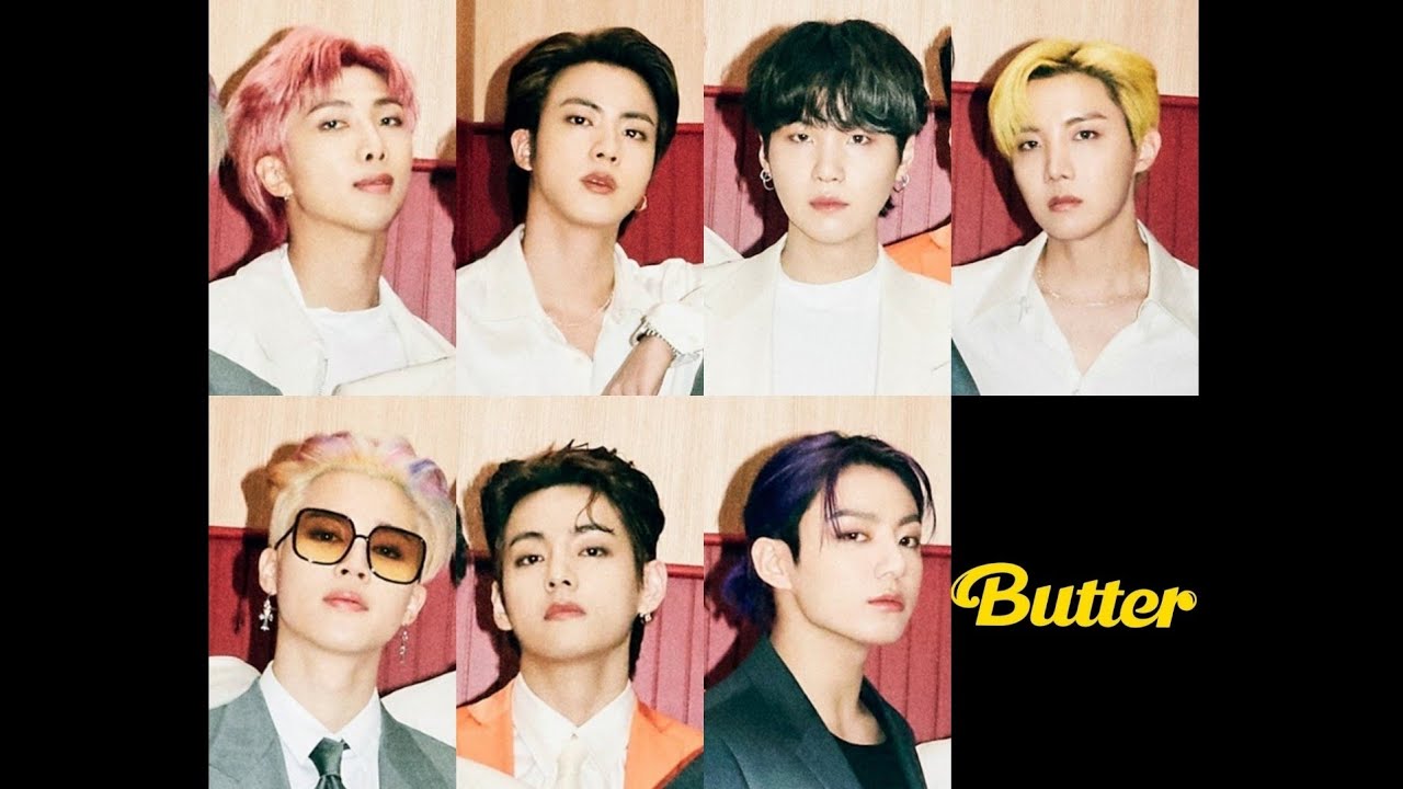 BTS 'BUTTER' Group Teaser Photo | JIMIN RAINBOW HAIR🔥 - YouTube