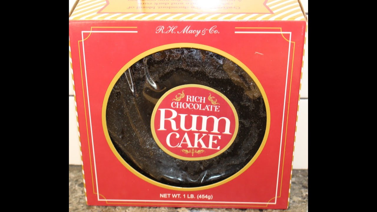 R. H. Macy & Co. Rich Chocolate Rum Cake Review - YouTube
