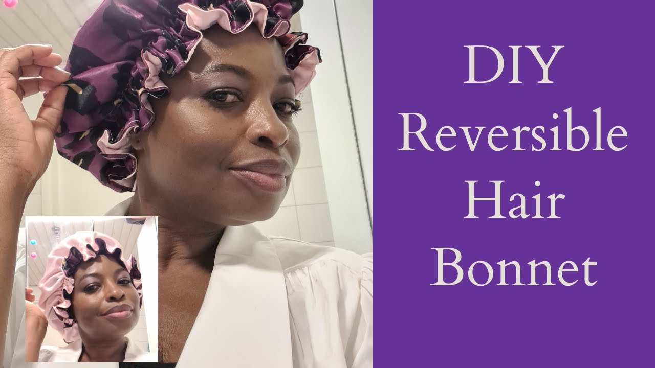 How to sew Reversible Frills hair bonnet | DIY | Step by Step Tutorial ...