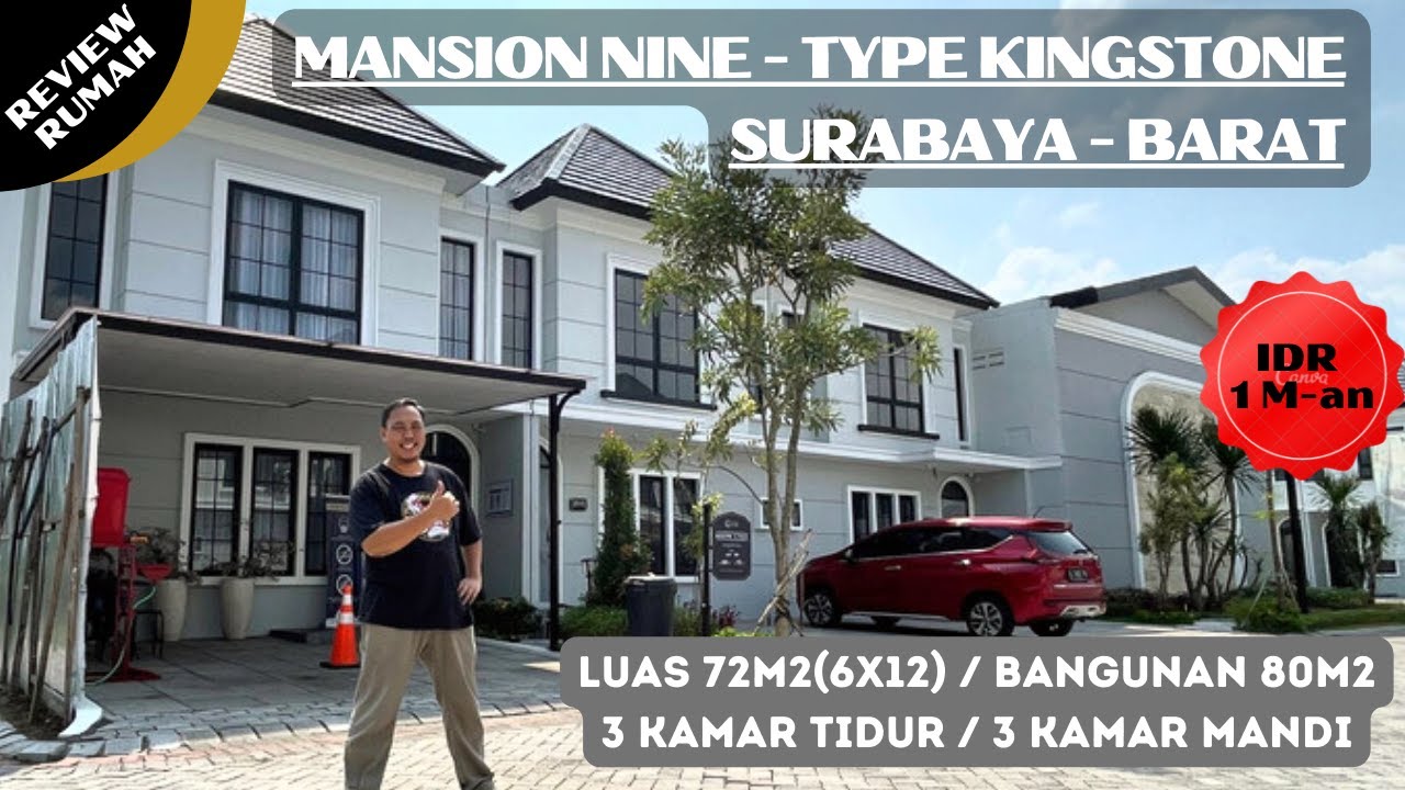 Rumah minimalis harga 1 millyaran lokasi surabaya barat perumahan ...