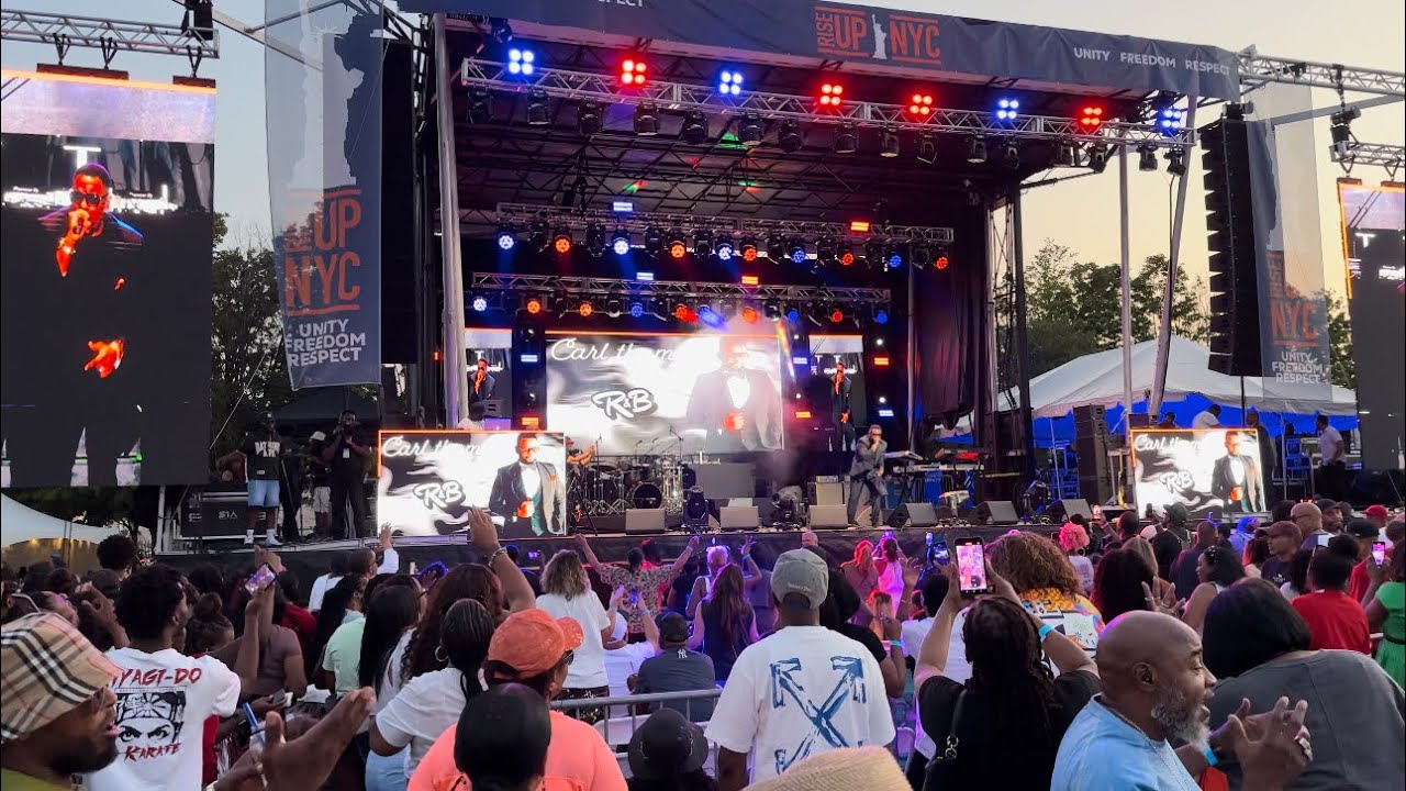 Carl Thomas Rise Up NYC Queens New York 2024 - YouTube