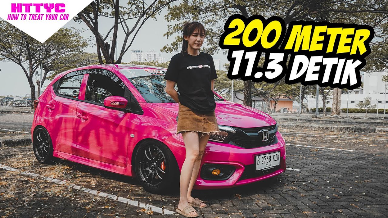 ISENG COBA JADI KETAGIHAN DRAG RACE !! MODIFIKASI HONDA BRIO ! - YouTube