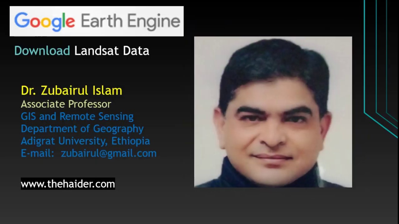 Google Earth Engine - Download Landsat Data - YouTube