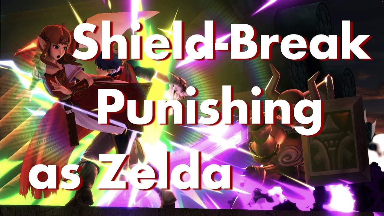 SHIELD-BREAK PUNISHING AS ZELDA Smash Ultimate Combo Guide - YouTube