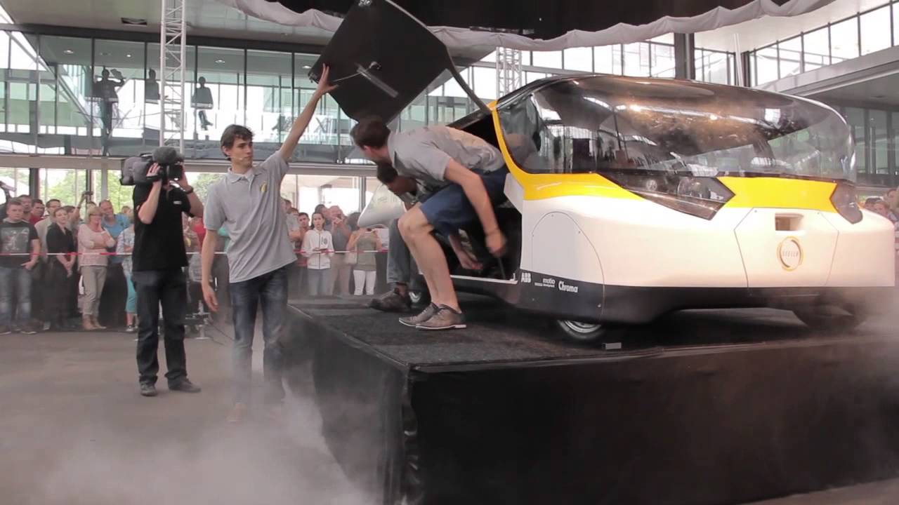 Solar car Stella by Solar Team Eindhoven - YouTube