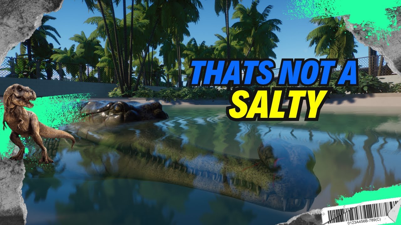 Planet Zoo My First Gharial Enclosure - YouTube