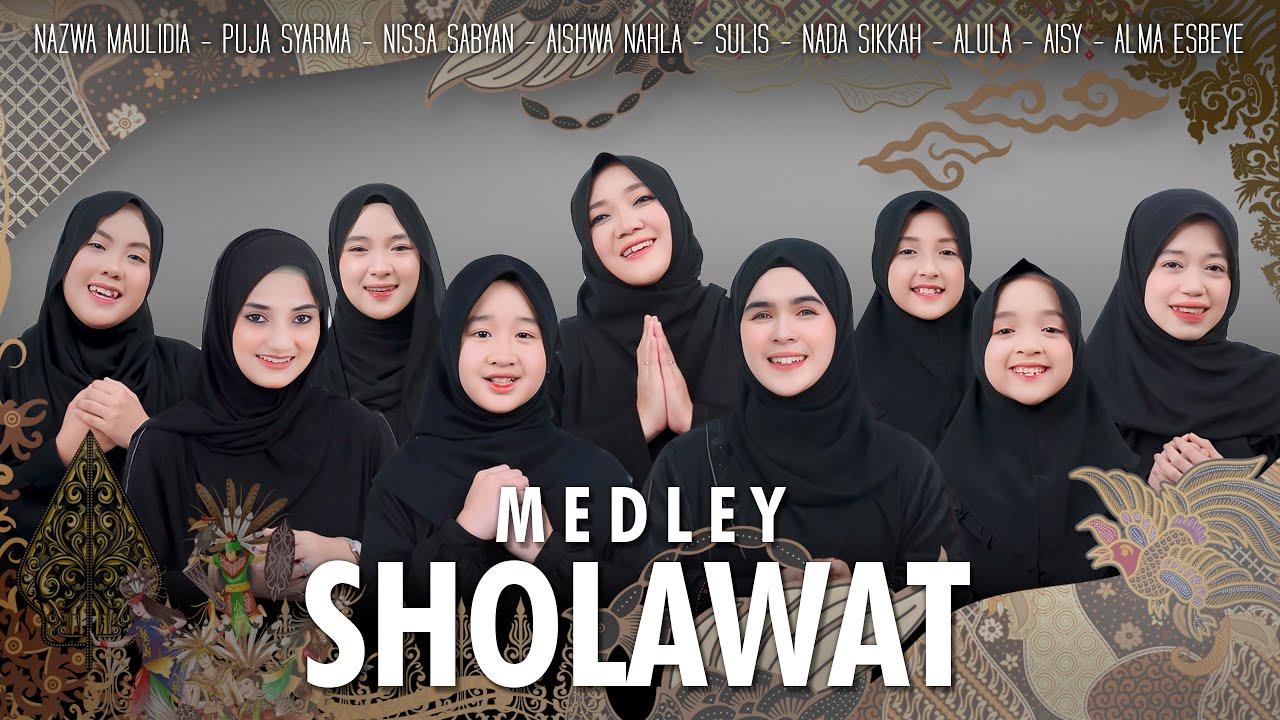 MEDLEY SHOLAWAT - AISHWA NAHLA Ft VARIOUS ARTIST - YouTube