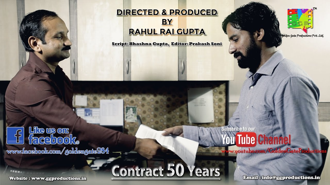 Contract 50 Years II Hindi Short Film by Rahul Rai Gupta II GGP II ...