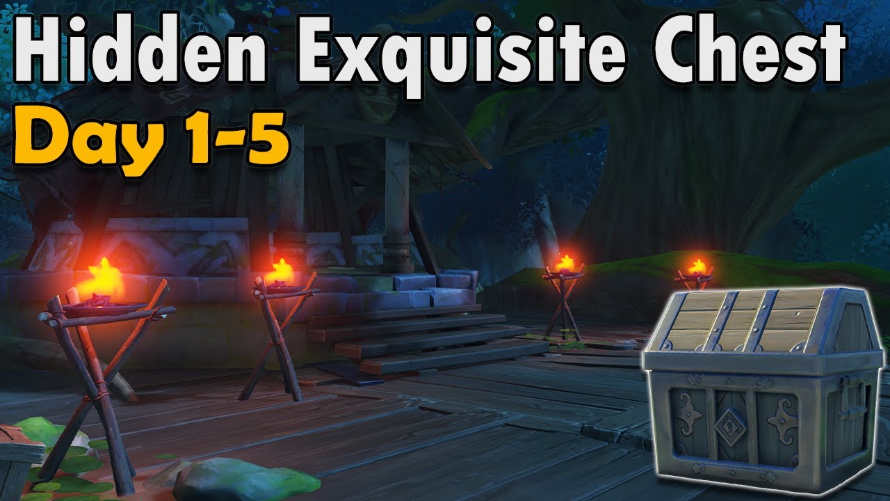 Hidden Chest Sumeru Genshin Impact v3.0 ( Exquisite Chest ) Day 1-5 ...