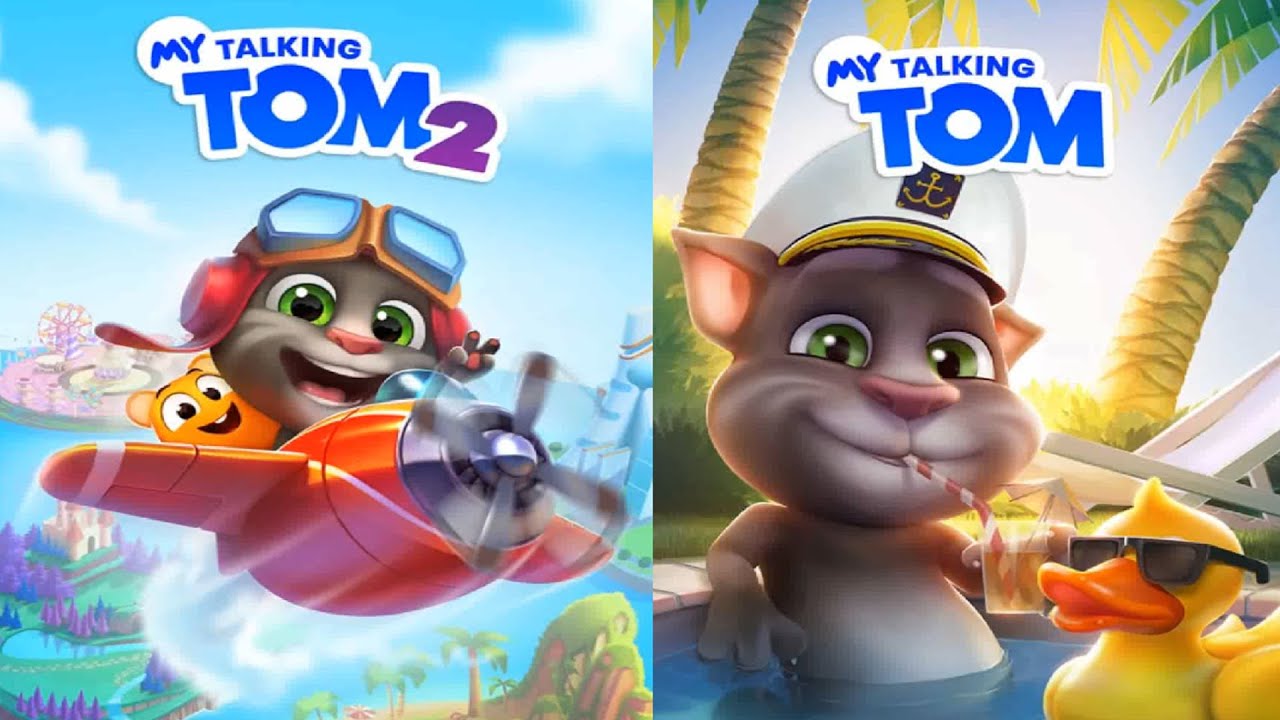 Talking Tom vs Talking Tom 2 - YouTube