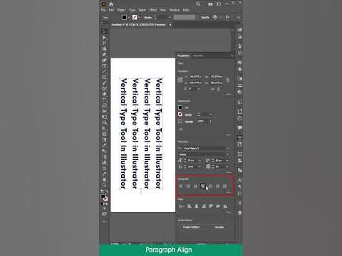 How to use Vertical Type Tool in Adobe Illustrator (Part13) - YouTube