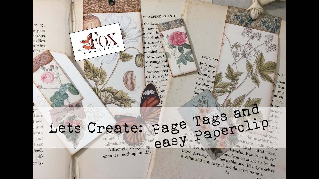 Page Tags and Simple Paperclips - YouTube