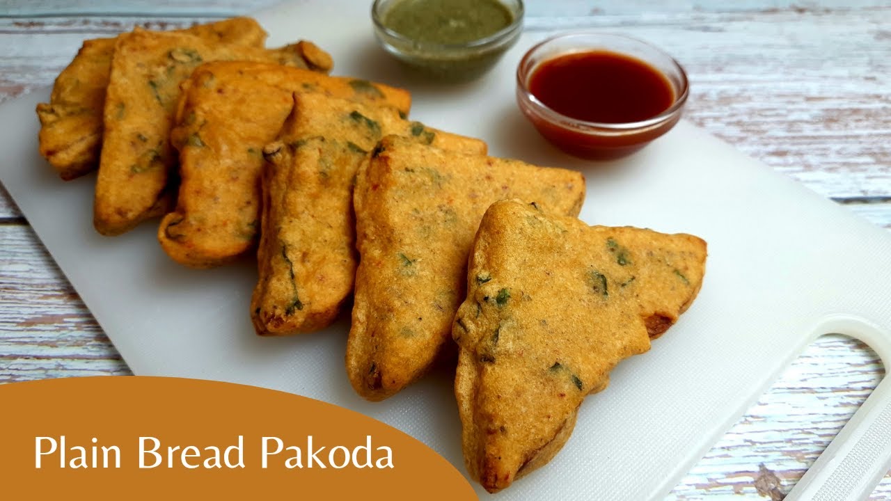 Bread Pakoda without stuffing I Plain Bread Pakora I बिना आलू के ऐसे ...