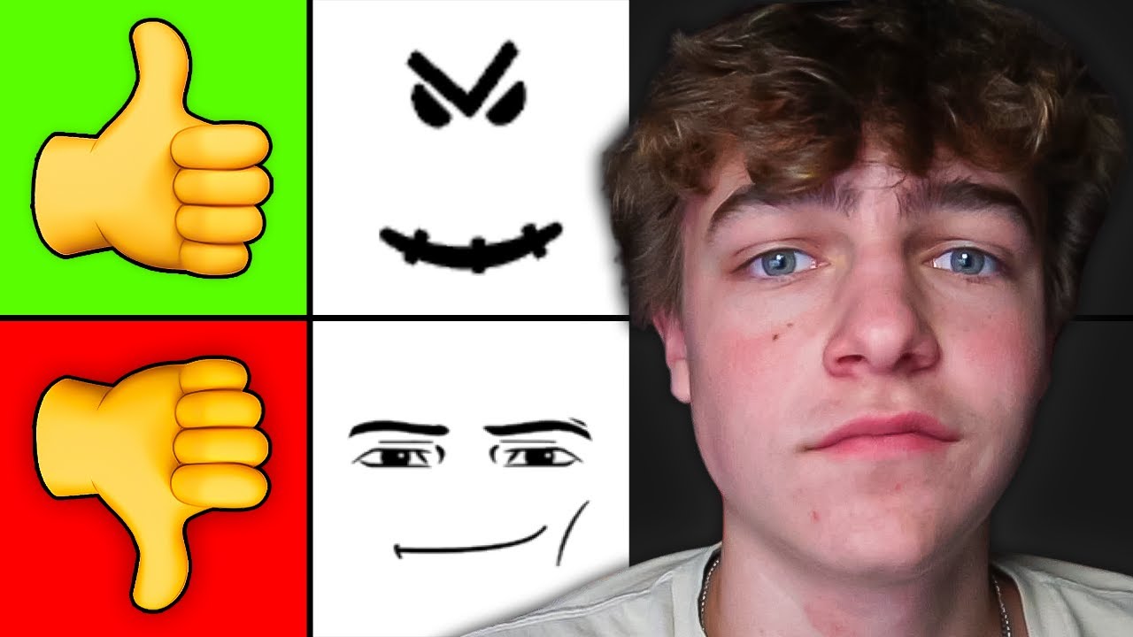 Ranking Every ROBLOX Face.. - YouTube